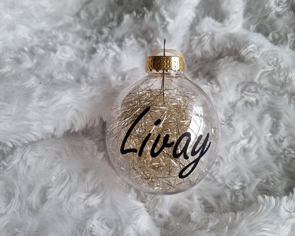 Kerstbal met naam - Allroundbaby.nl